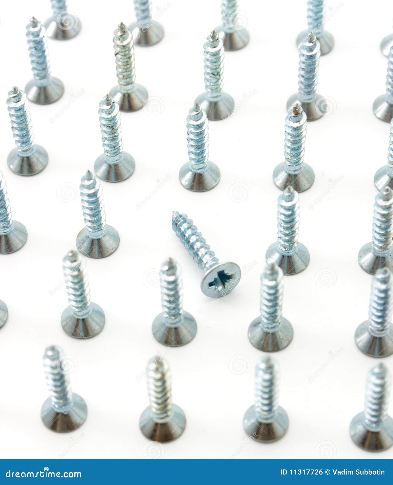Some screws stock photo. Image of industry, zinc, background - 11317726