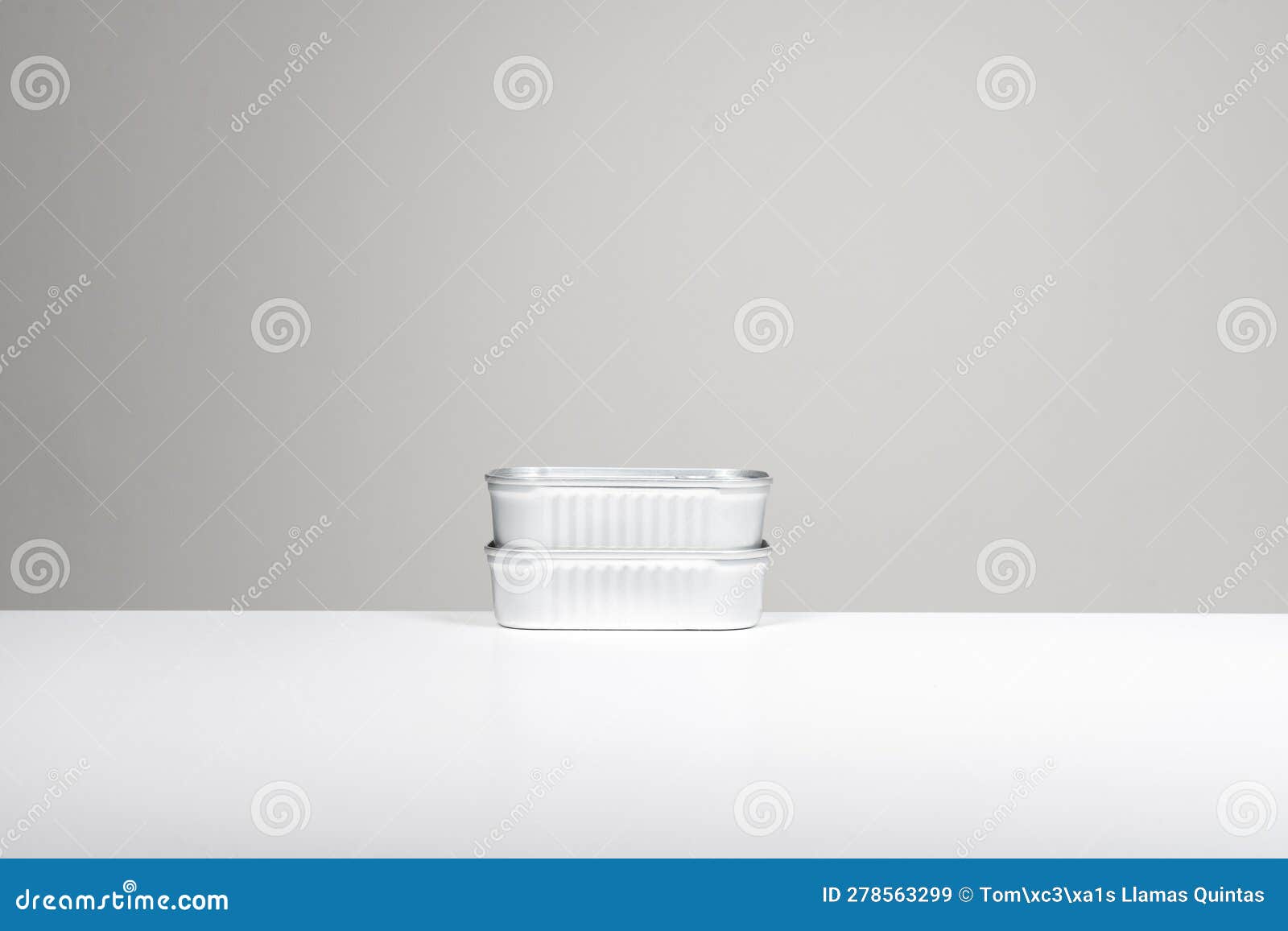 Some Simple Rectangular Shaped Metal Cans Stock Image - Image of ...