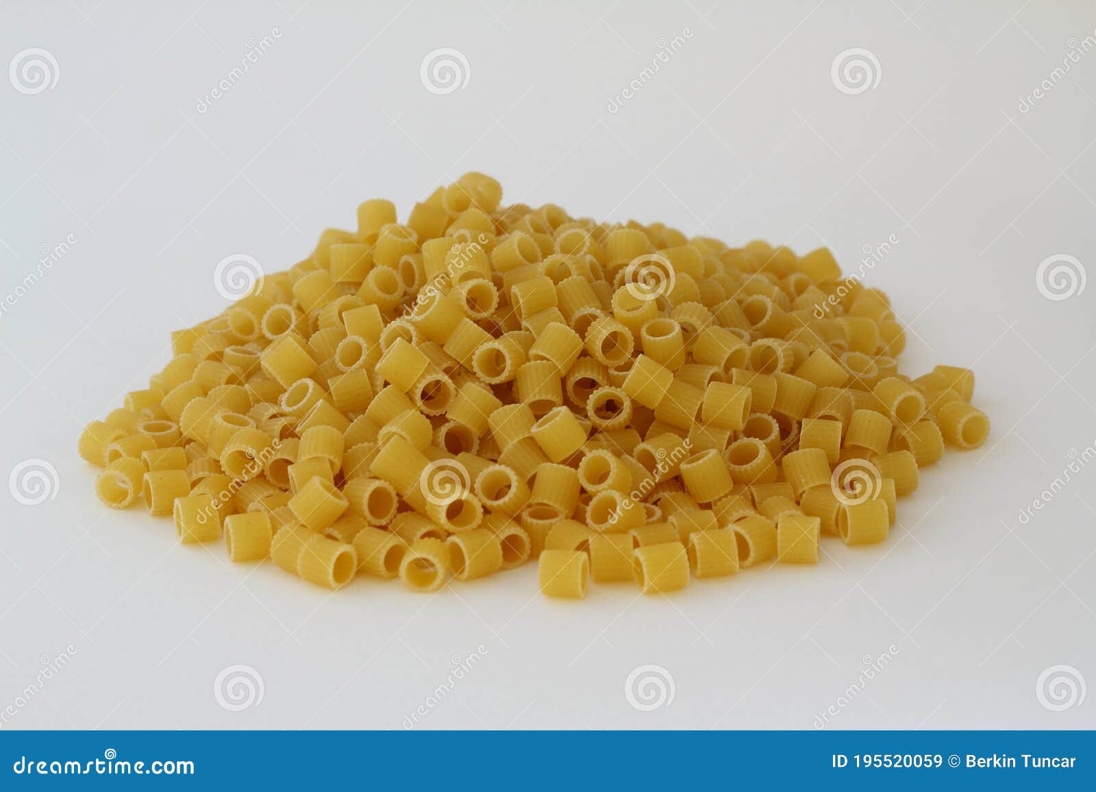 Some Small Pieces of Dried Pasta As a Background Stock Image - Image of ...