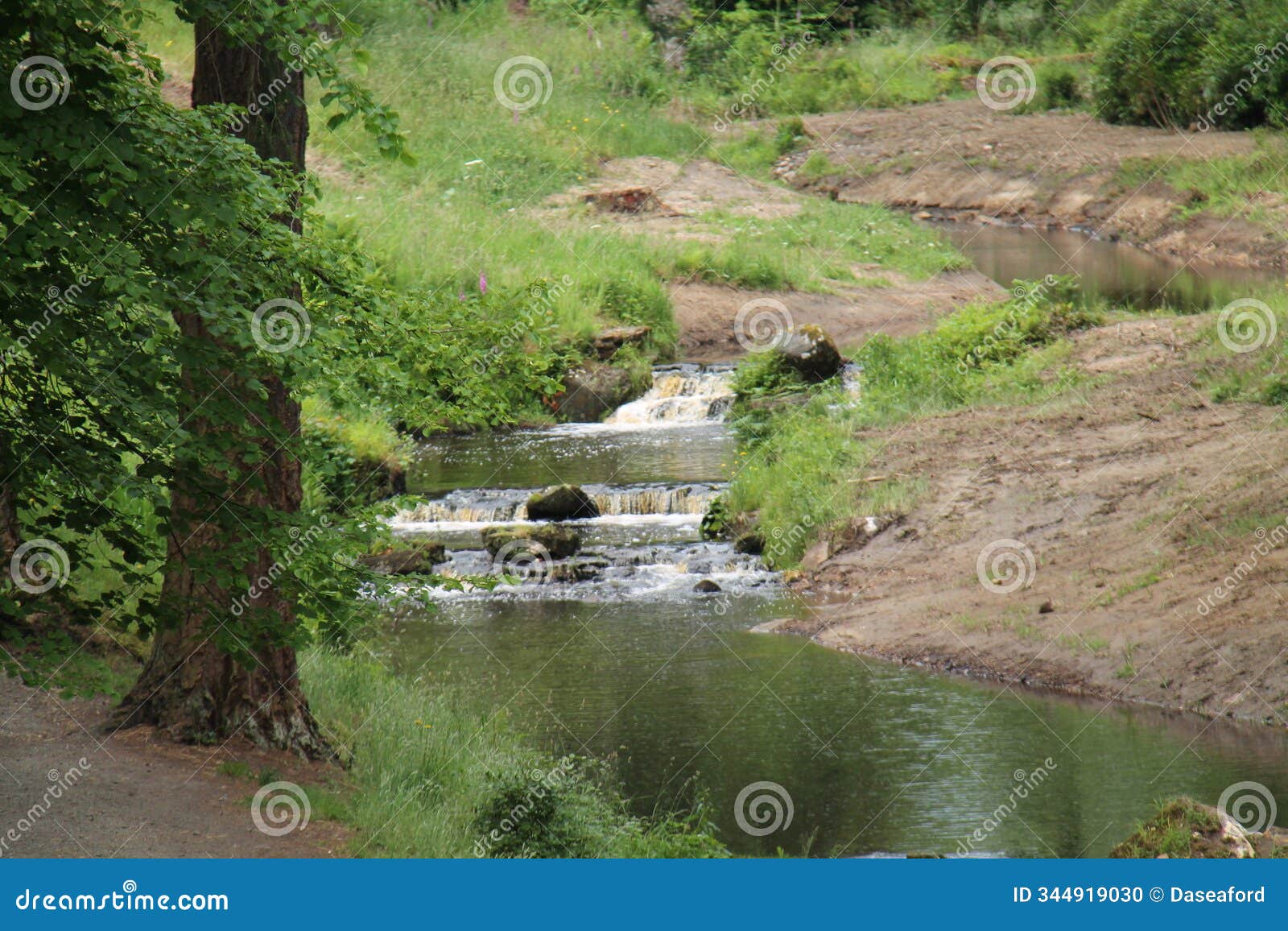 Small Waterfalls At Semuc Champey, Guatemala Stock Photo ...