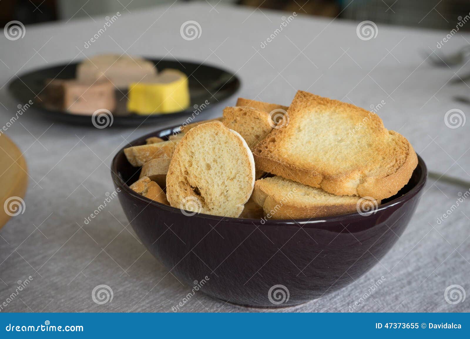 Some toast and pates stock image. Image of nutrition - 47373655