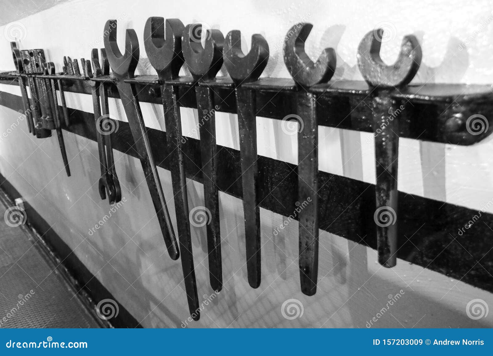 Vintage Tools stock image. Image of duty, mounted, black - 157203009