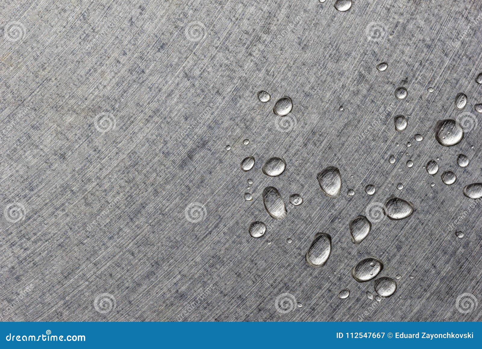 Metallic grey surface stock image. Image of rain, grey - 112547667