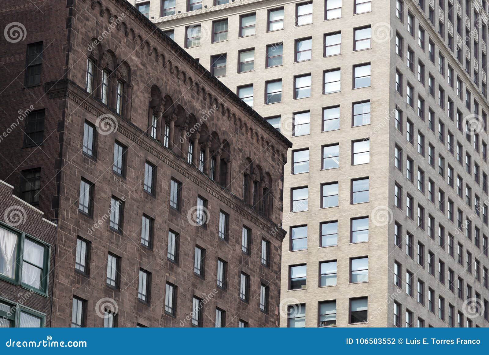 Windows of Chicago stock photo. Image of illinois, historic - 106503552