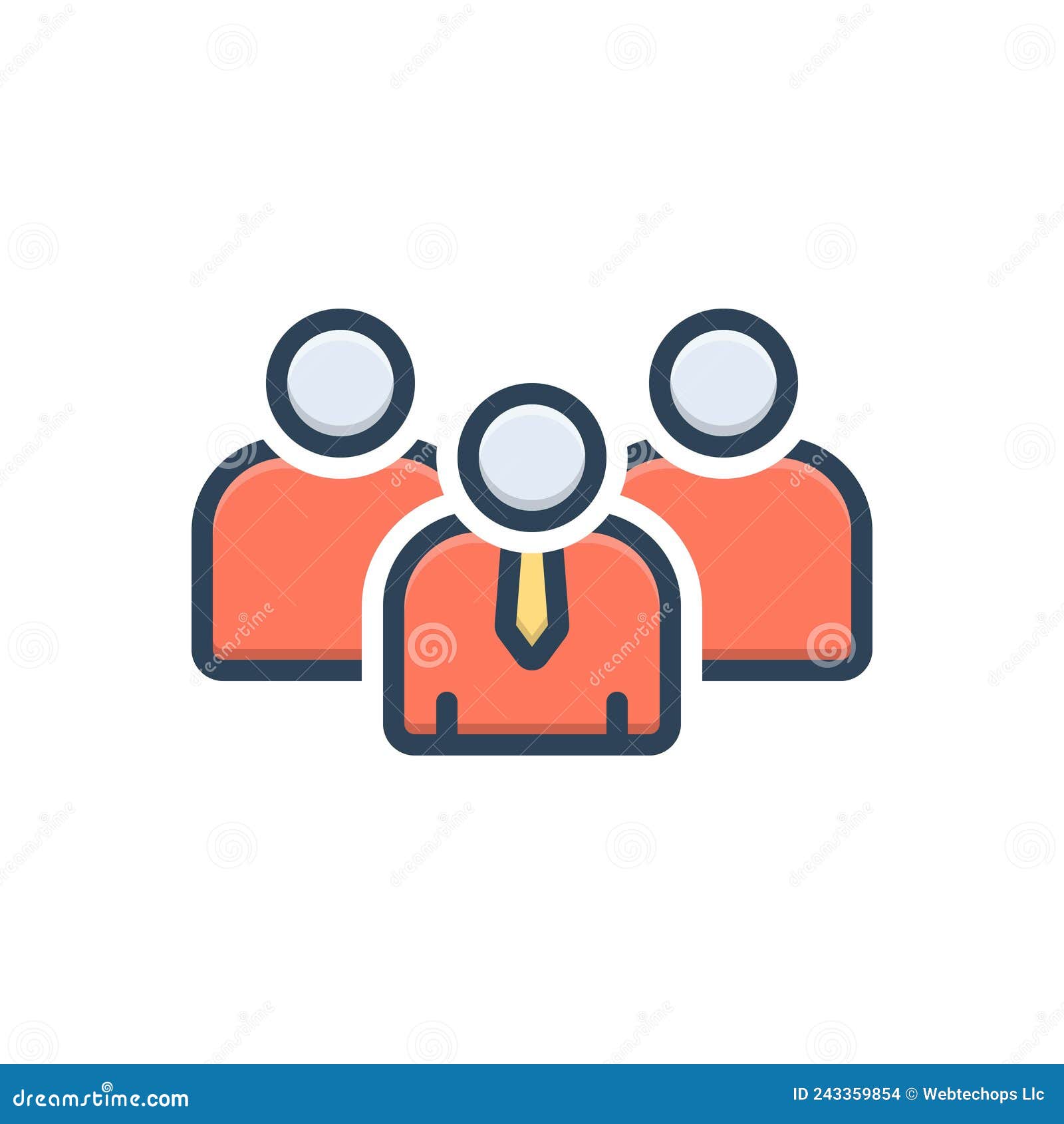 Color Illustration Icon for Somebody, Someone and Anyone Stock Vector ...