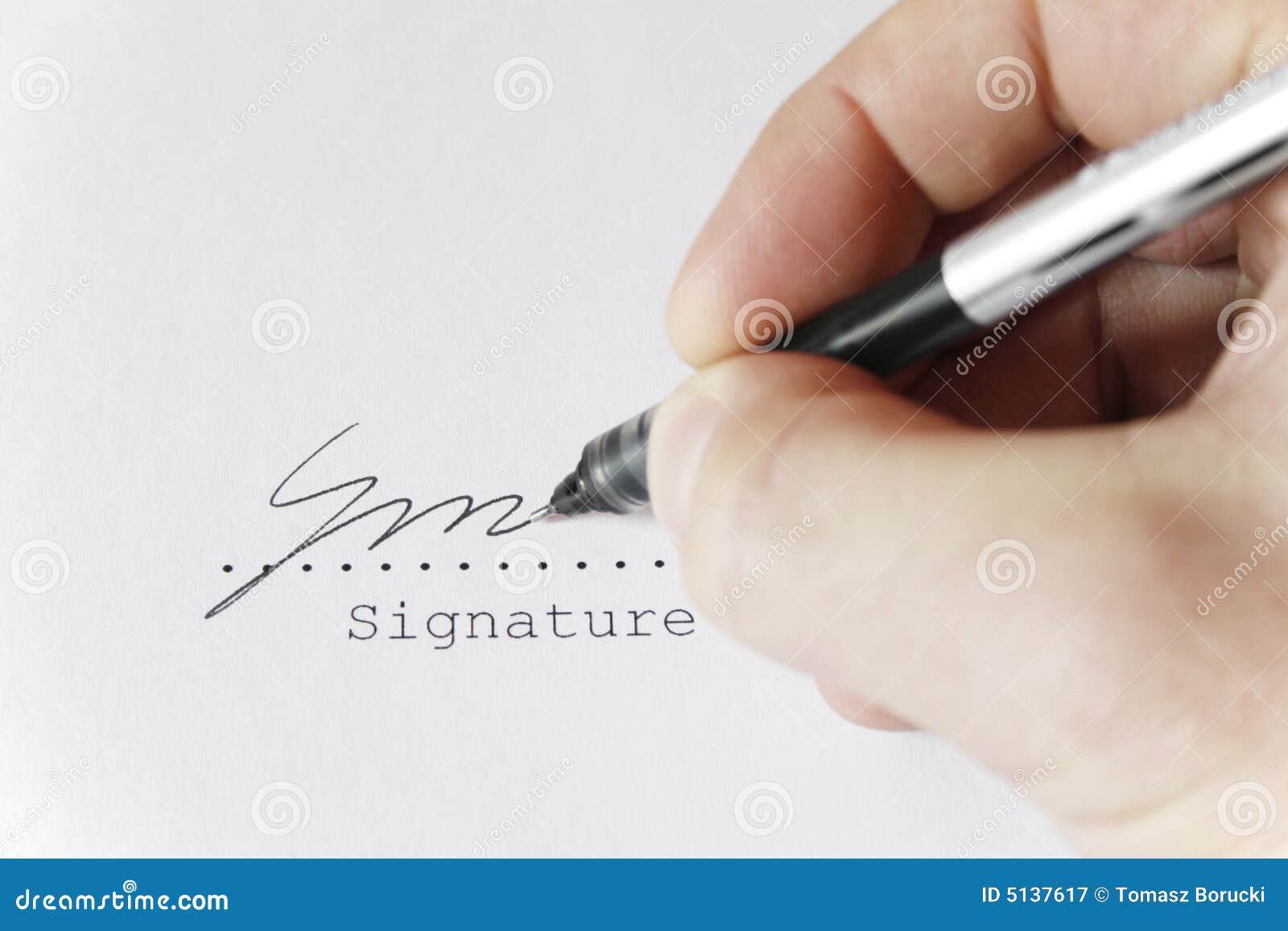 Somebody signing stock image. Image of corporate, human - 5137617