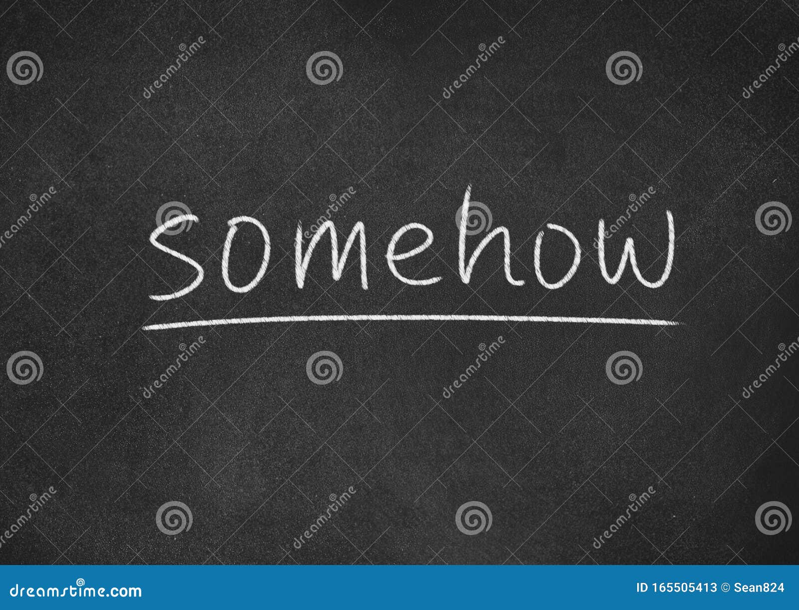 Somehow stock image. Image of education, word, abstract - 165505413