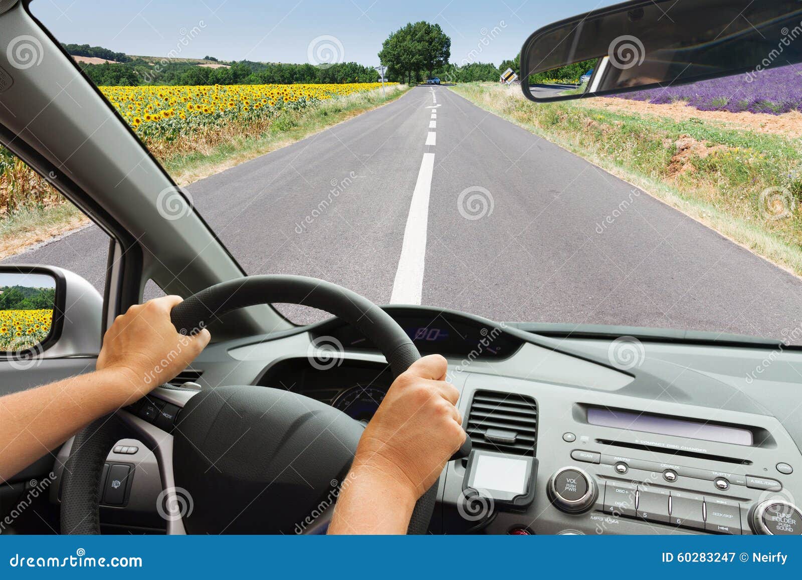 Someone driving a car stock image. Image of pretty, auto - 60283247