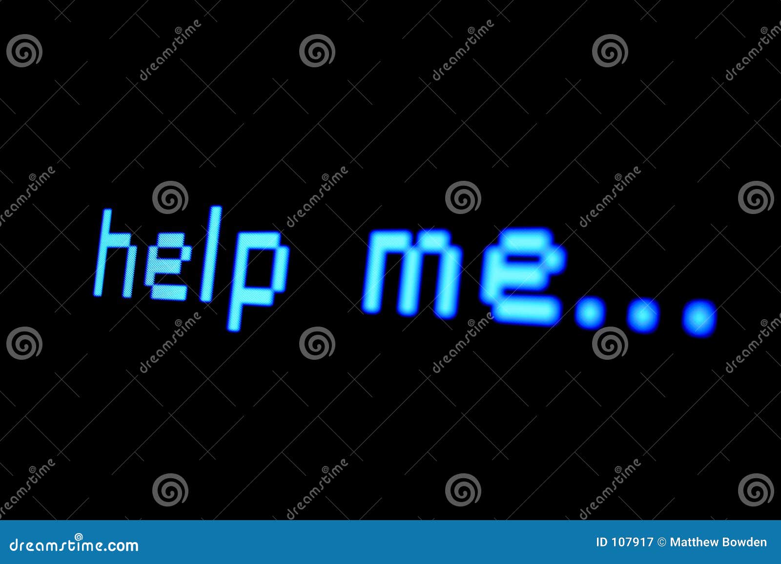 Someone, please... stock image. Image of computer, text - 107917