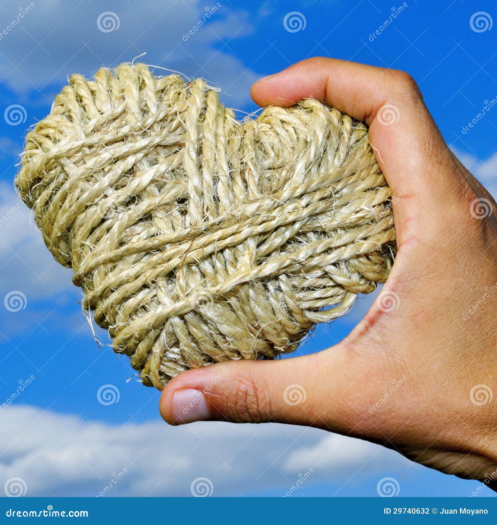 Rope heart stock photo. Image of congratulate, celebrate - 29740632