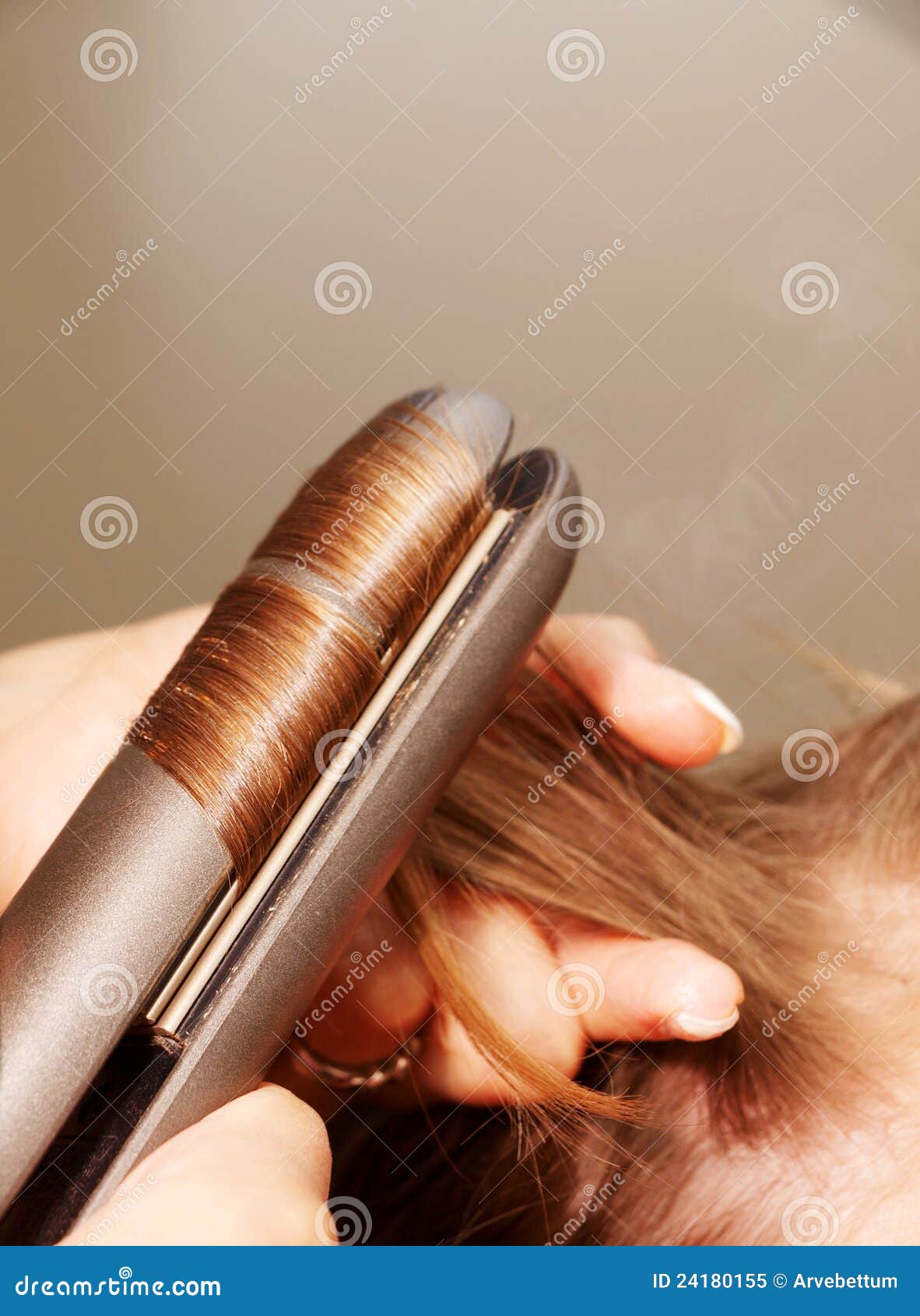 Someone styling hair stock image. Image of salon, care - 24180155