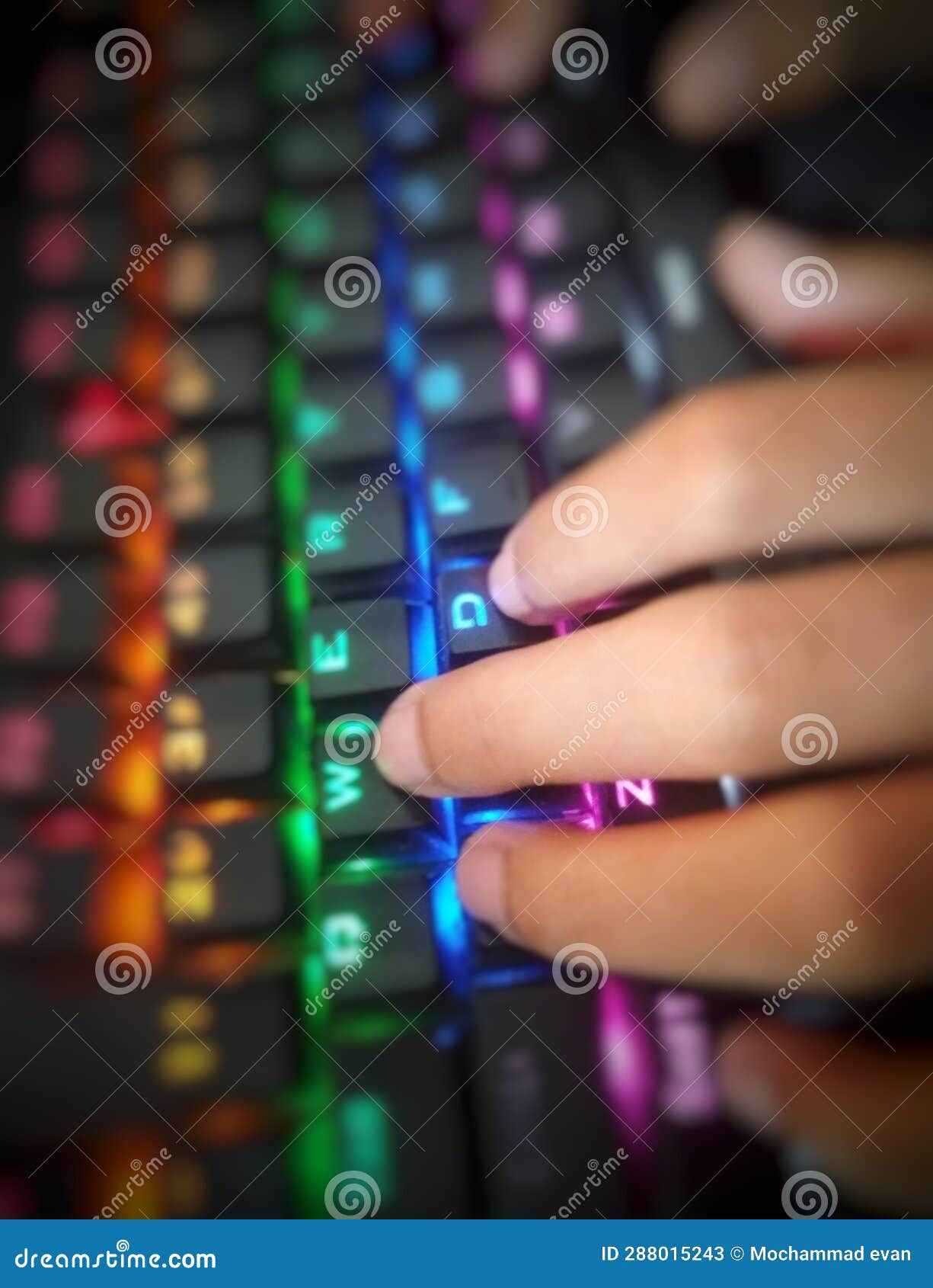 Someone is Typing on the Keyboard Stock Image - Image of computer ...