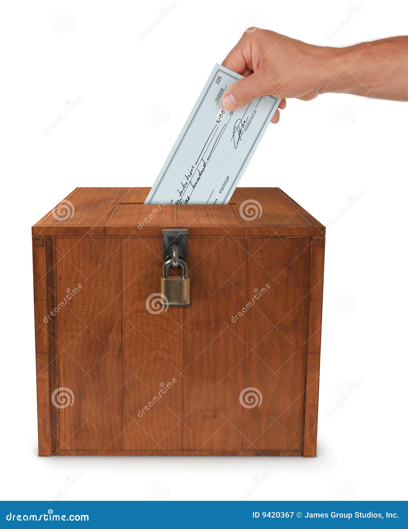 Someter un voto imagen de archivo. Imagen de compromiso - 9420367