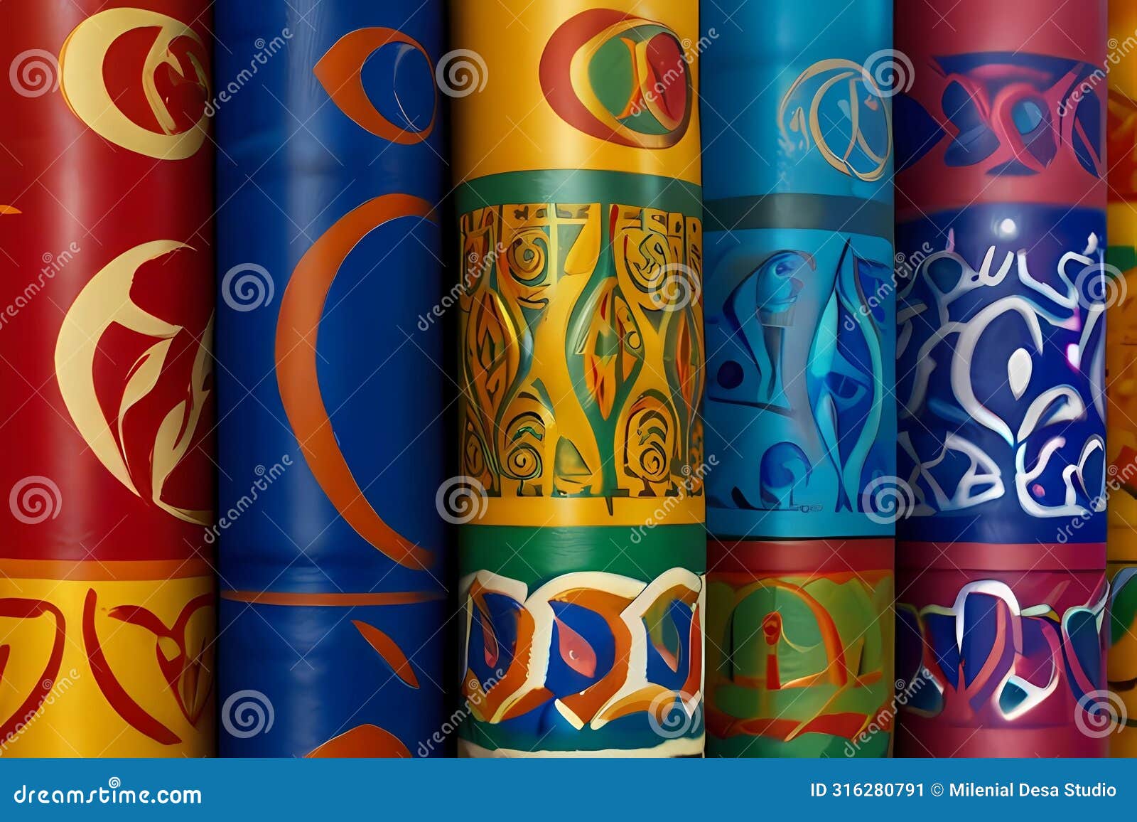 A Symbol of World Cultural Diversity Stock Illustration - Illustration ...