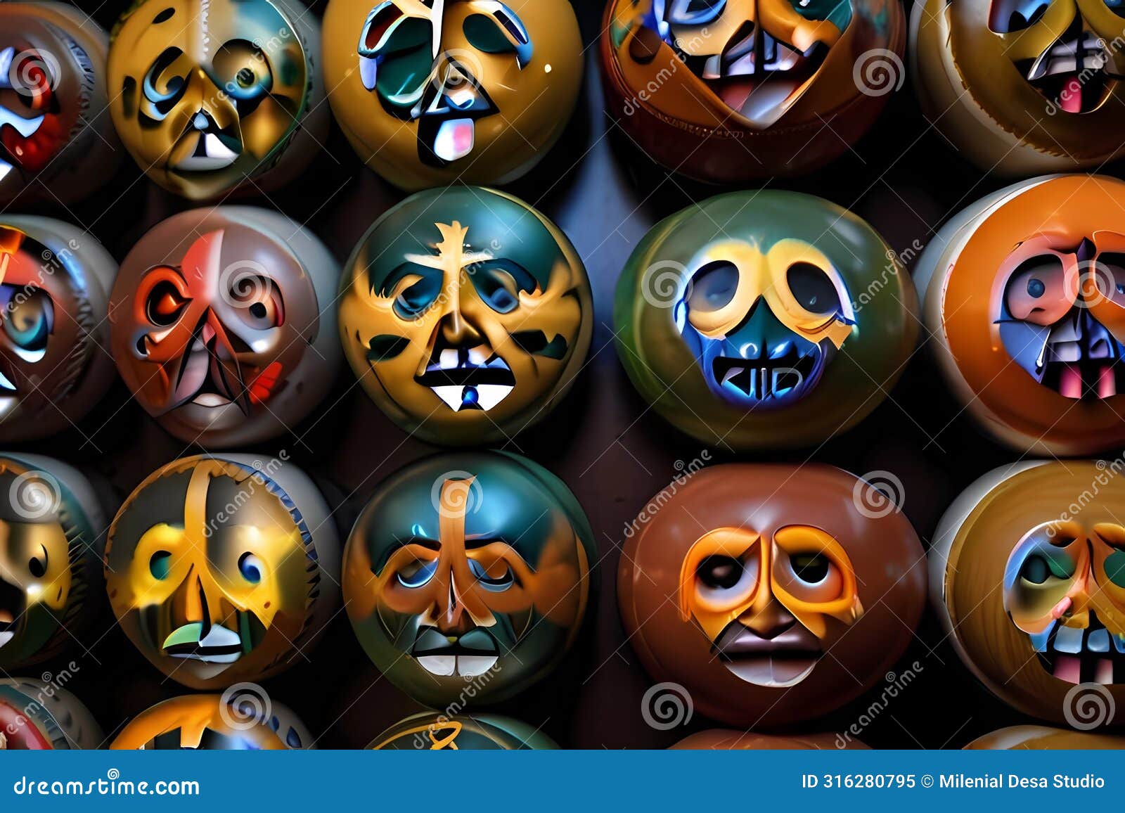 A Symbol of World Cultural Diversity Stock Illustration - Illustration ...