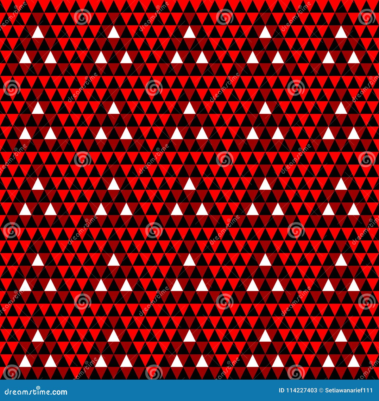 Dark Red Triangle Seamless Pattern Stock Vector - Illustration of ...