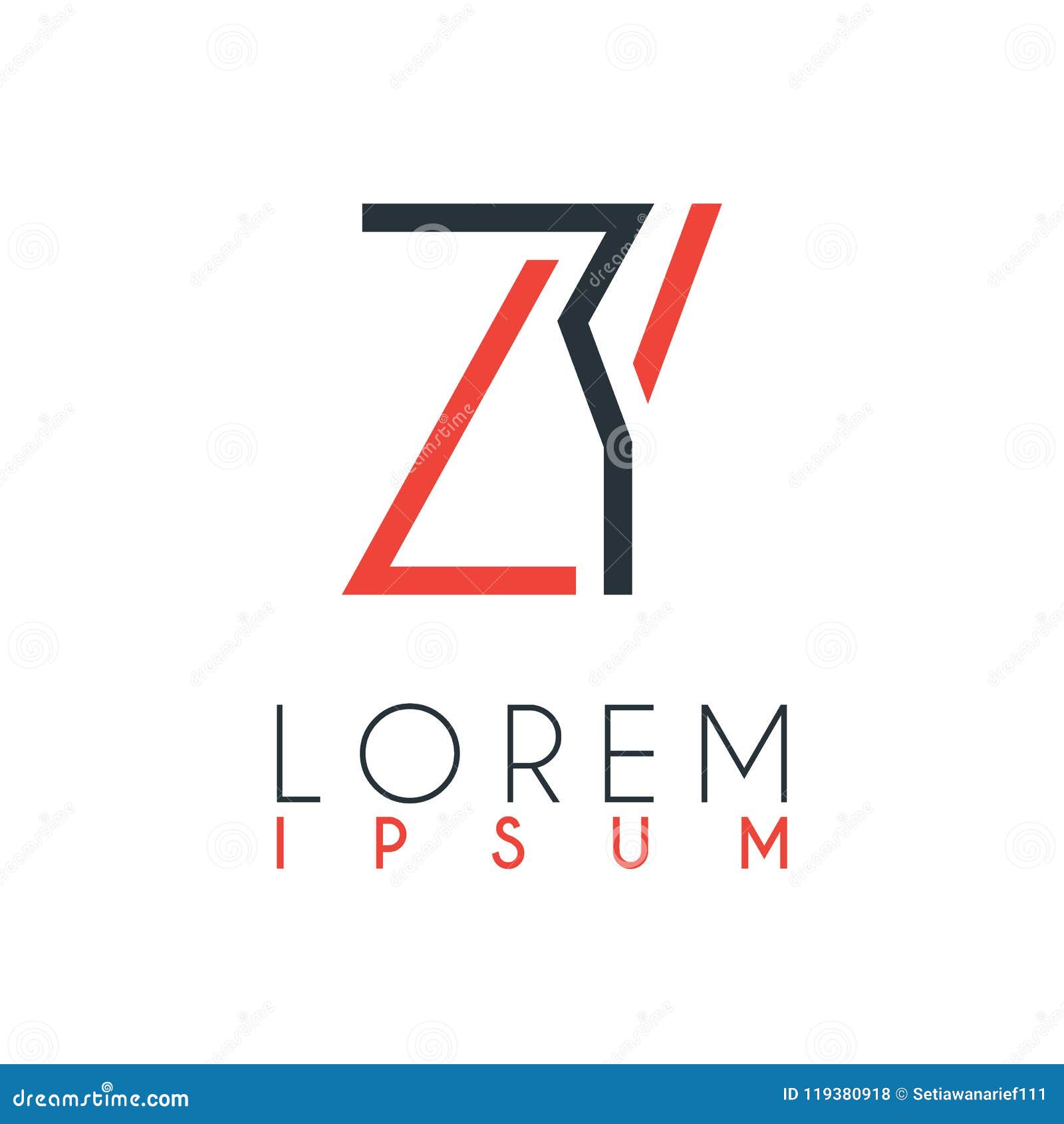 The Logo Between The Letter Z And Letter Y Or Zy With A Certain Distance And Connected By Orange