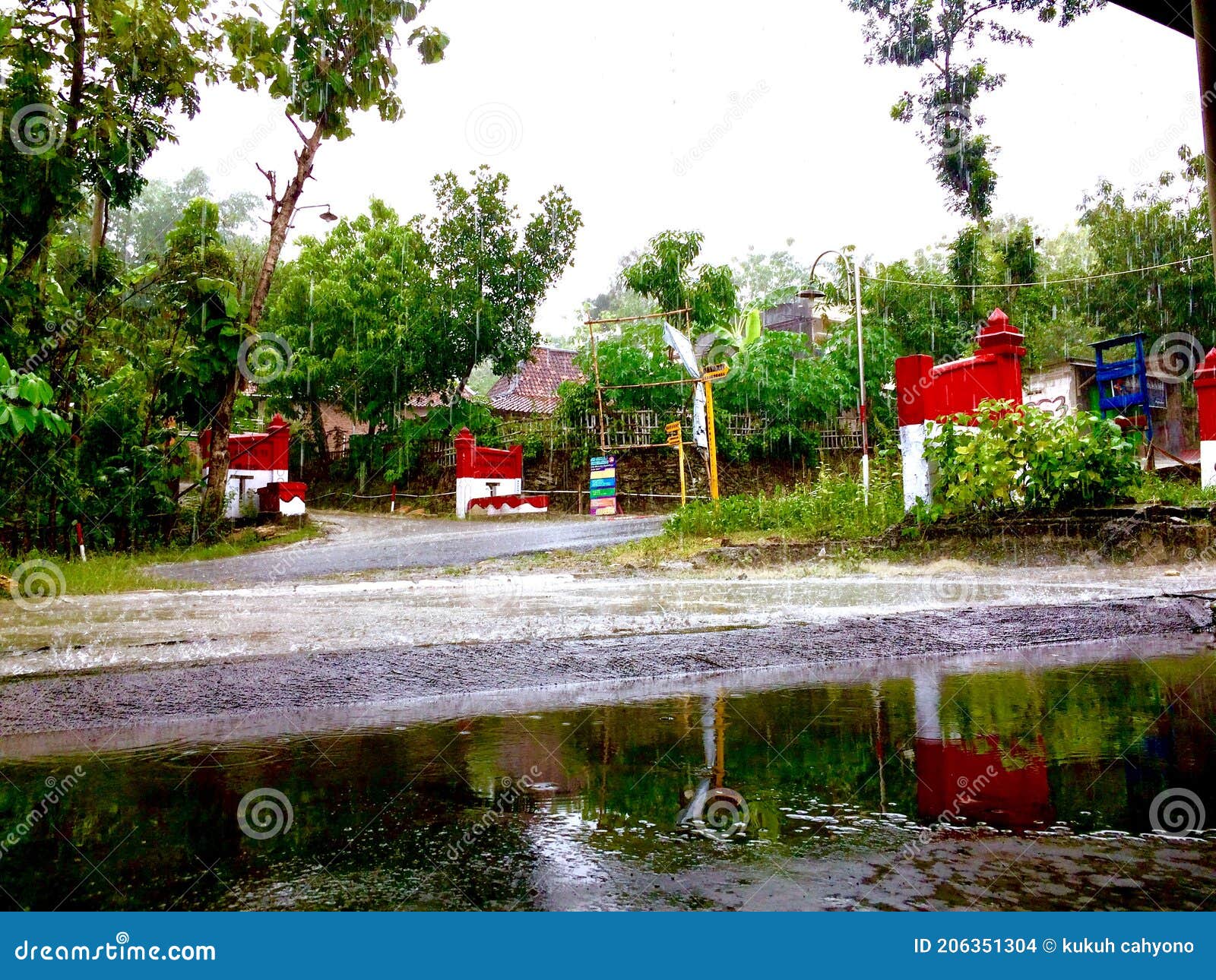 Sometimes rain stock photo. Image of rain, java, indonesia - 206351304