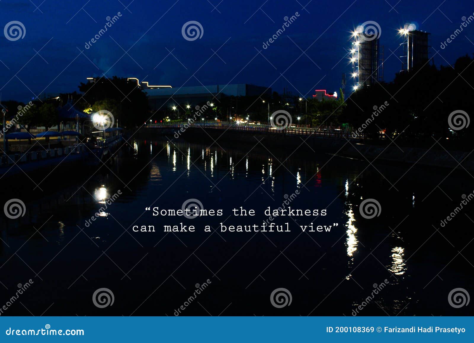 Sometimse the Darkness Can Make a Beautiful View. Dark Night Quotes ...