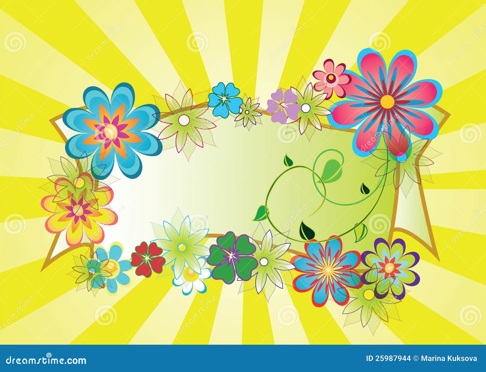 Sommarbild stock illustrationer. Illustration av kulört - 25987944