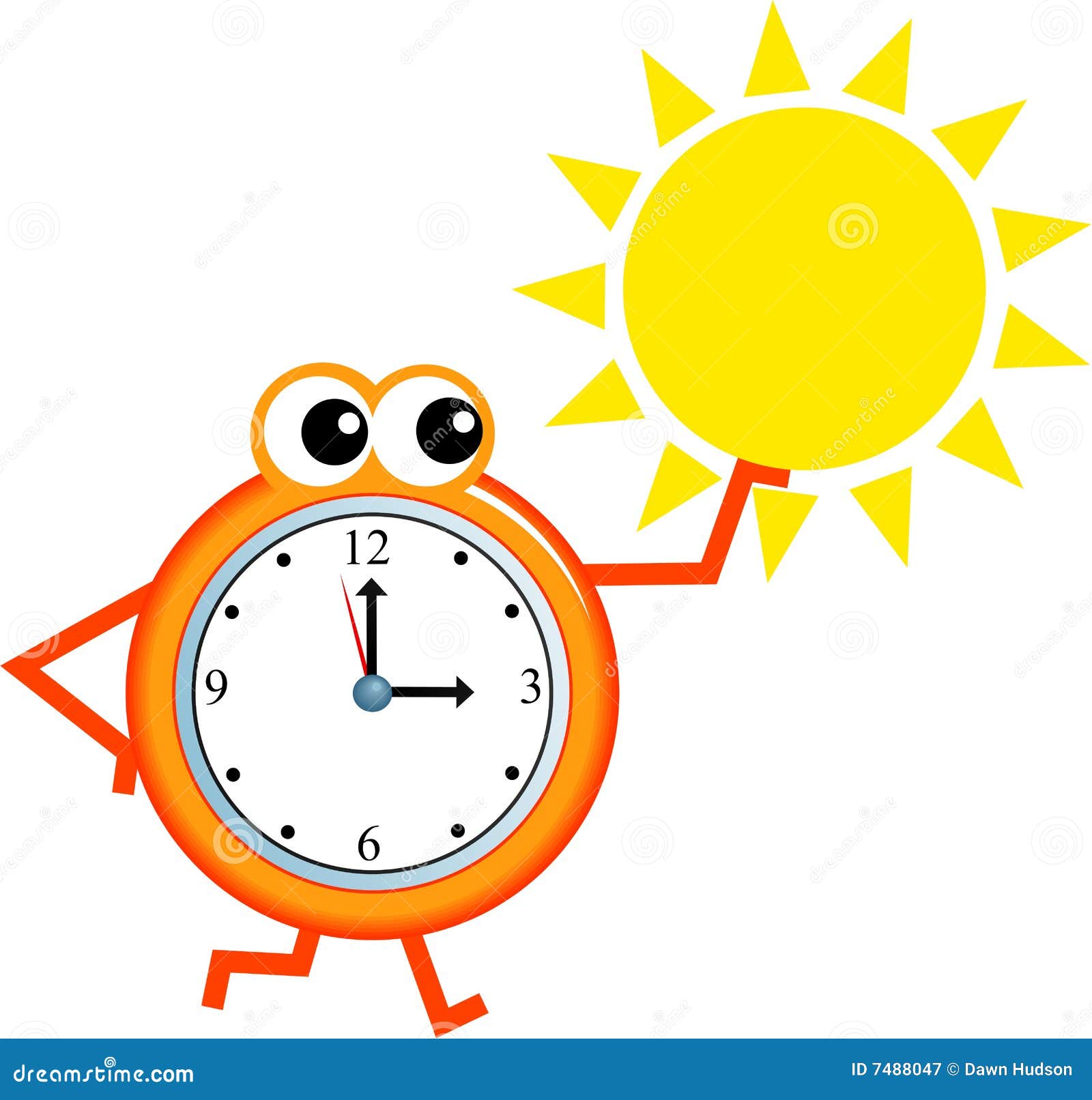 Sommartid stock illustrationer. Illustration av isolerat - 7488047