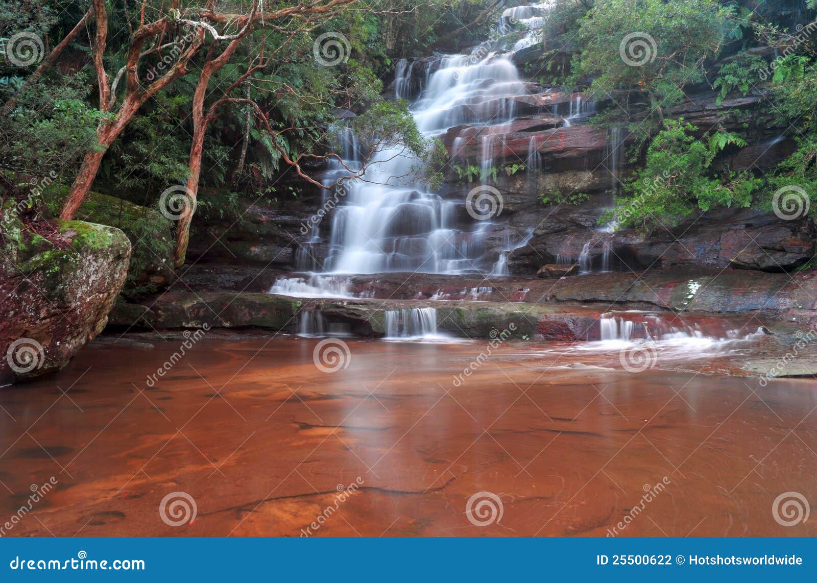 Sommersby Falls Waterfall Scenic View Stock Photo - Image of plants ...