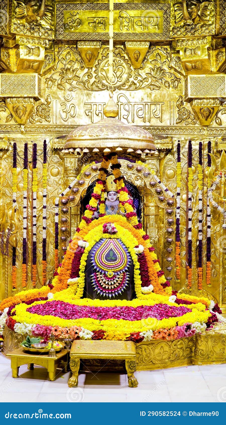 Somnath temple stock photo. Image of somnatb, mahadev - 290582524