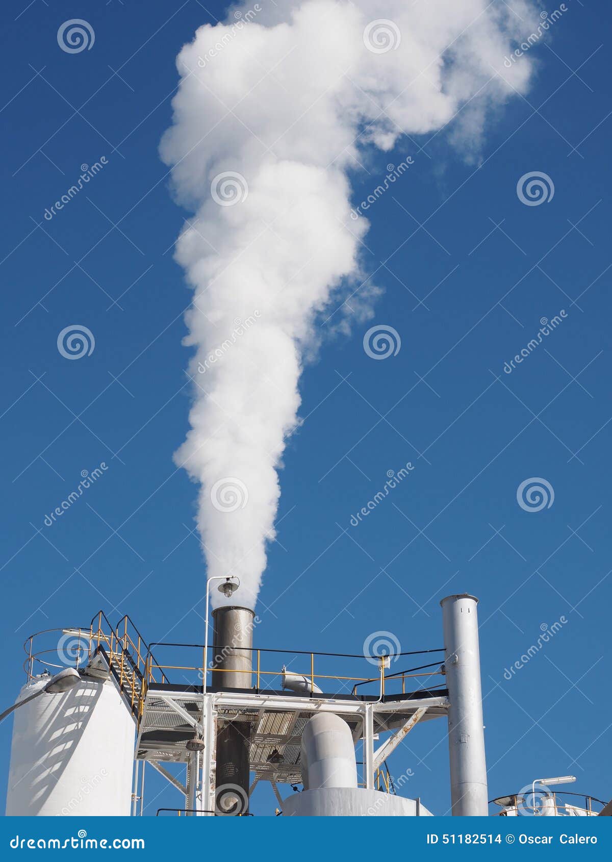 Somoke on the air stock photo. Image of chimney, pollution - 51182514