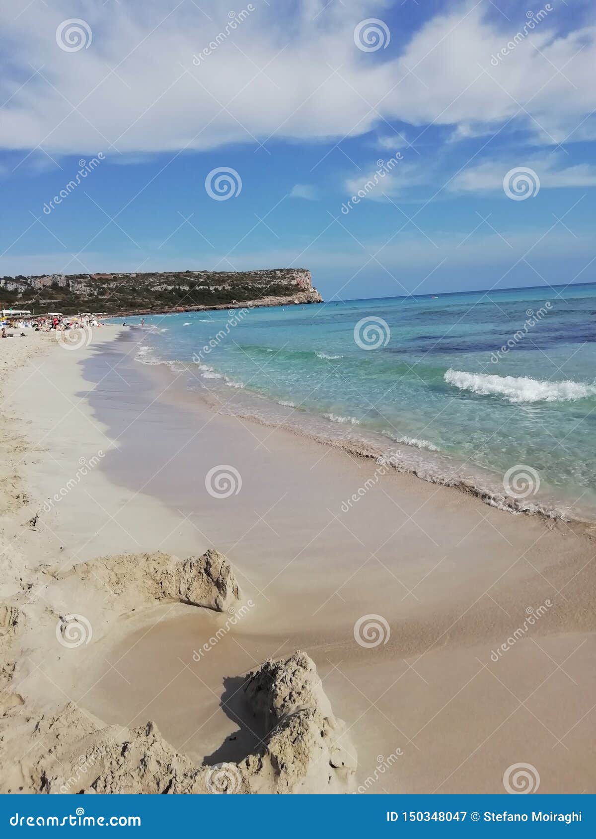 Menorca Son Bou stock image. Image of beach, holidays - 150348047