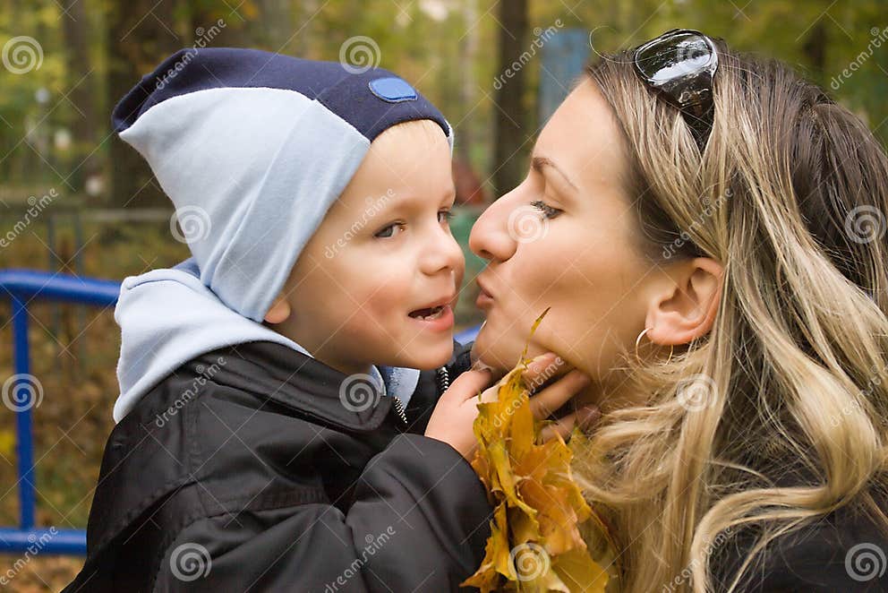 Son and mather stock photo. Image of face, life, clothing - 1664206