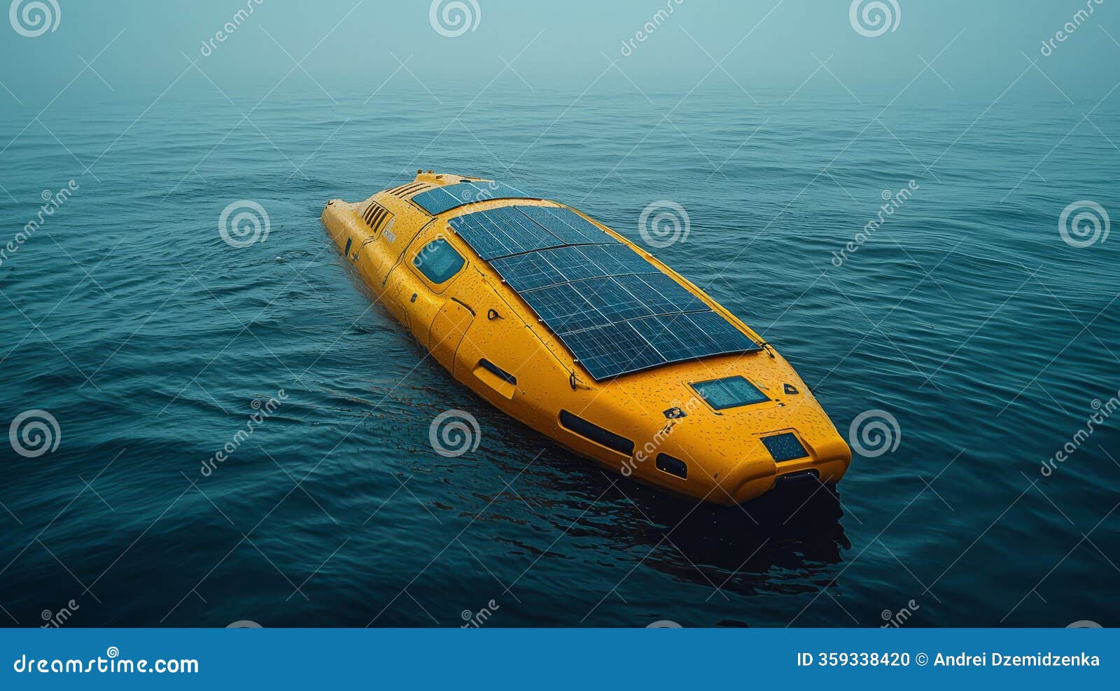 An Unmanned Surface Vehicle With Sonar Technology Is Charting Coastal ...