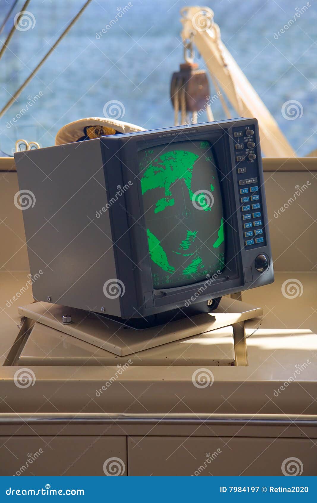 Sonar or radar Device stock image. Image of weather, sonar - 7984197