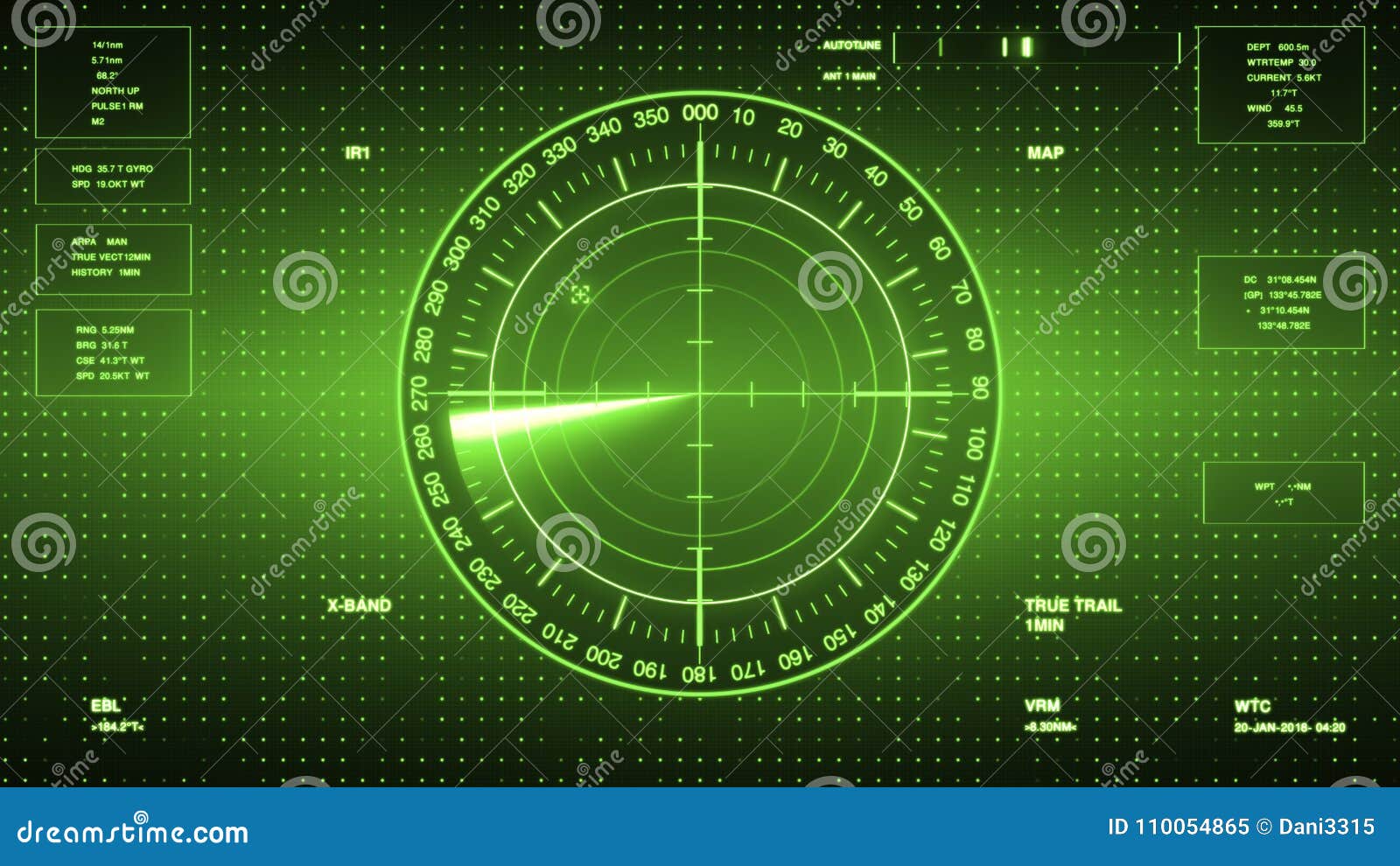 Sonar Screen for Submarines and Ships. Radar Sonar with Object on Map ... Sonar Screen for Submarines and Ships. Radar Sonar with Object on Map ...
