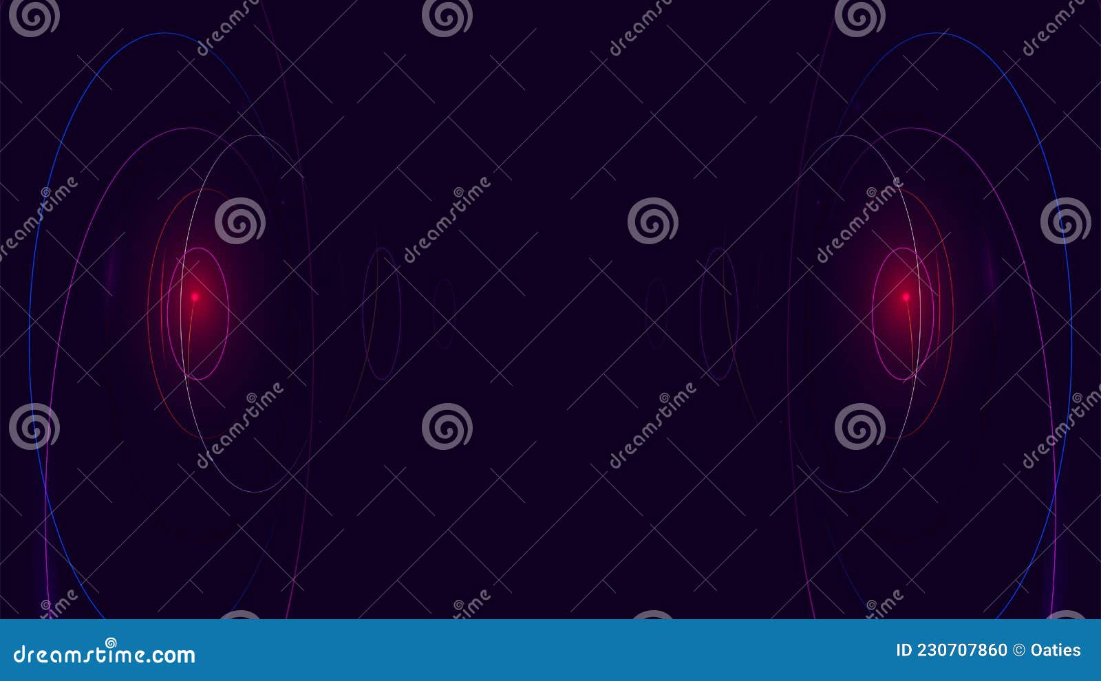 Sonar Wave Conceptual Abstract Background Stock Vector - Illustration ...