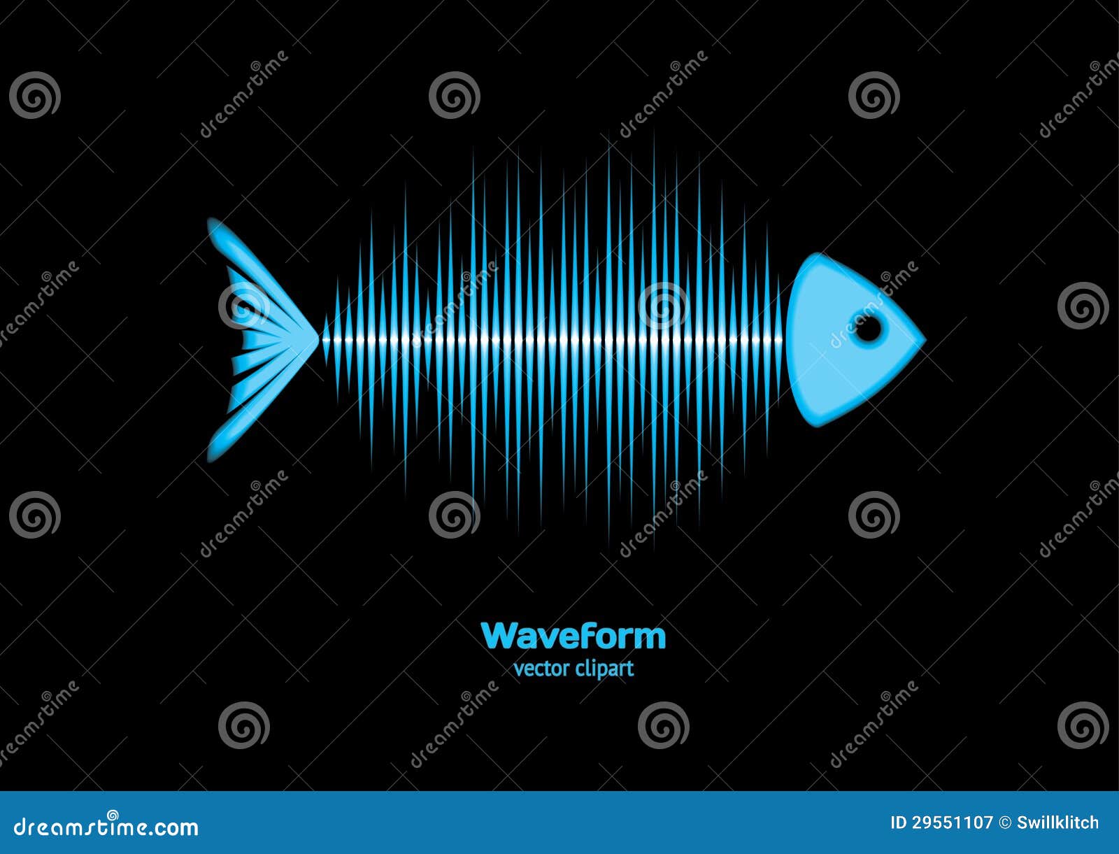 Fish Waveform Stock Illustrations – 31 Fish Waveform Stock ...