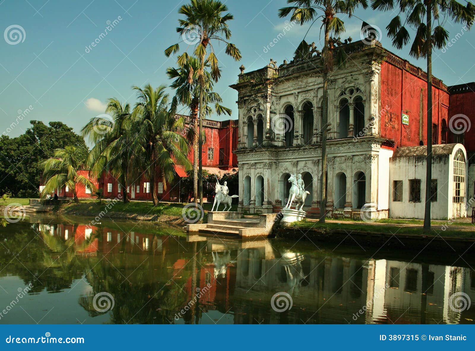 Sonargaon Museum with the Reflection Stock Image - Image of ancient ...