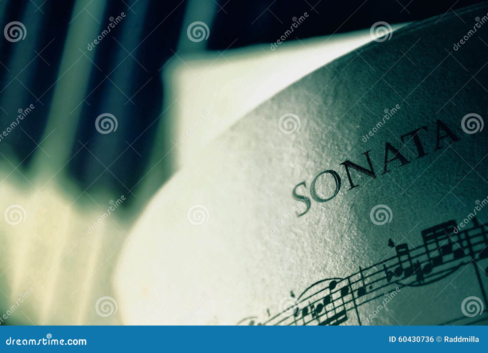 Sonata stock photo. Image of page, composer, music, piano - 60430736