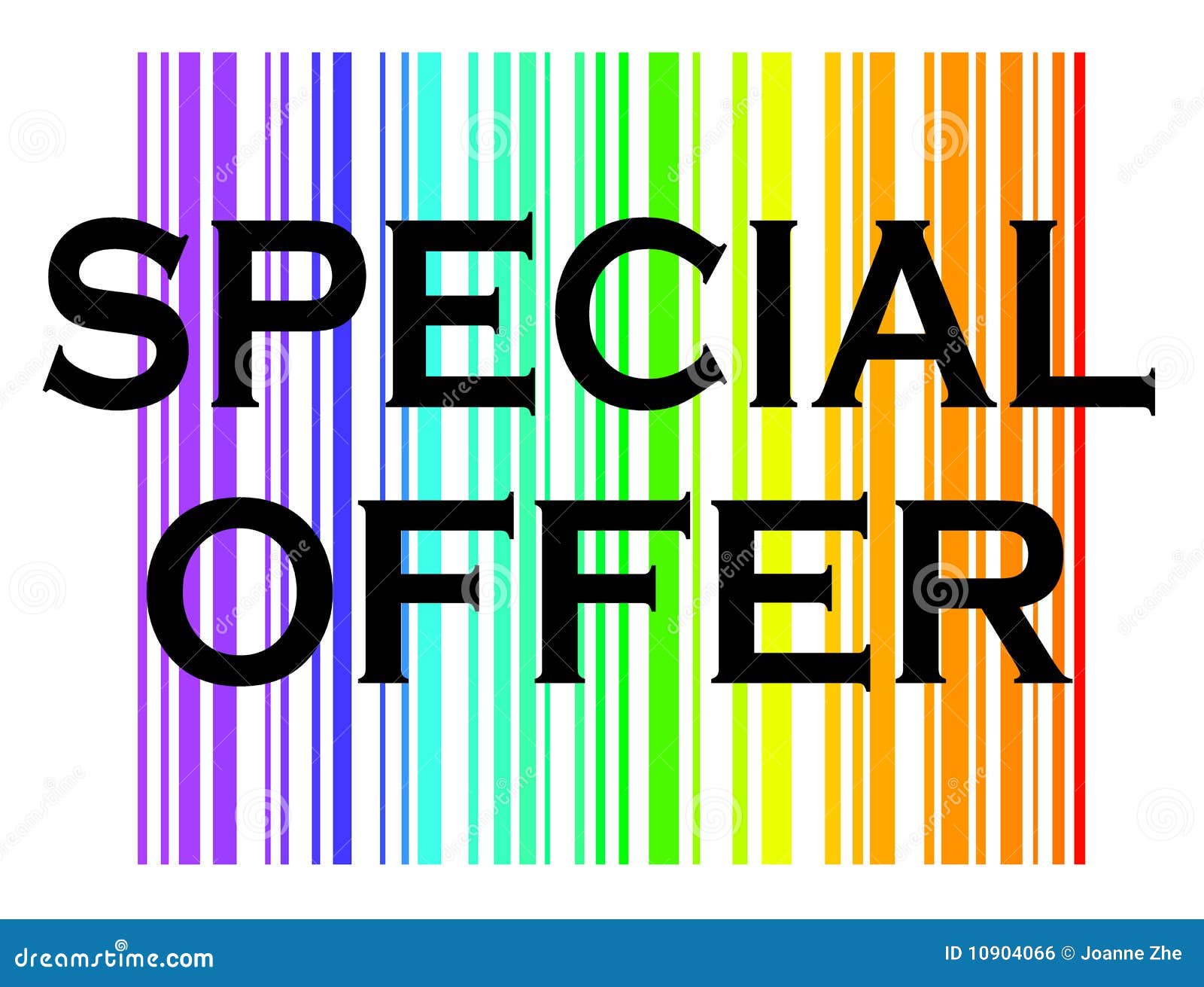 Sonderangebot Mit Buntem Hintergrund Stock Abbildung - Illustration von ...