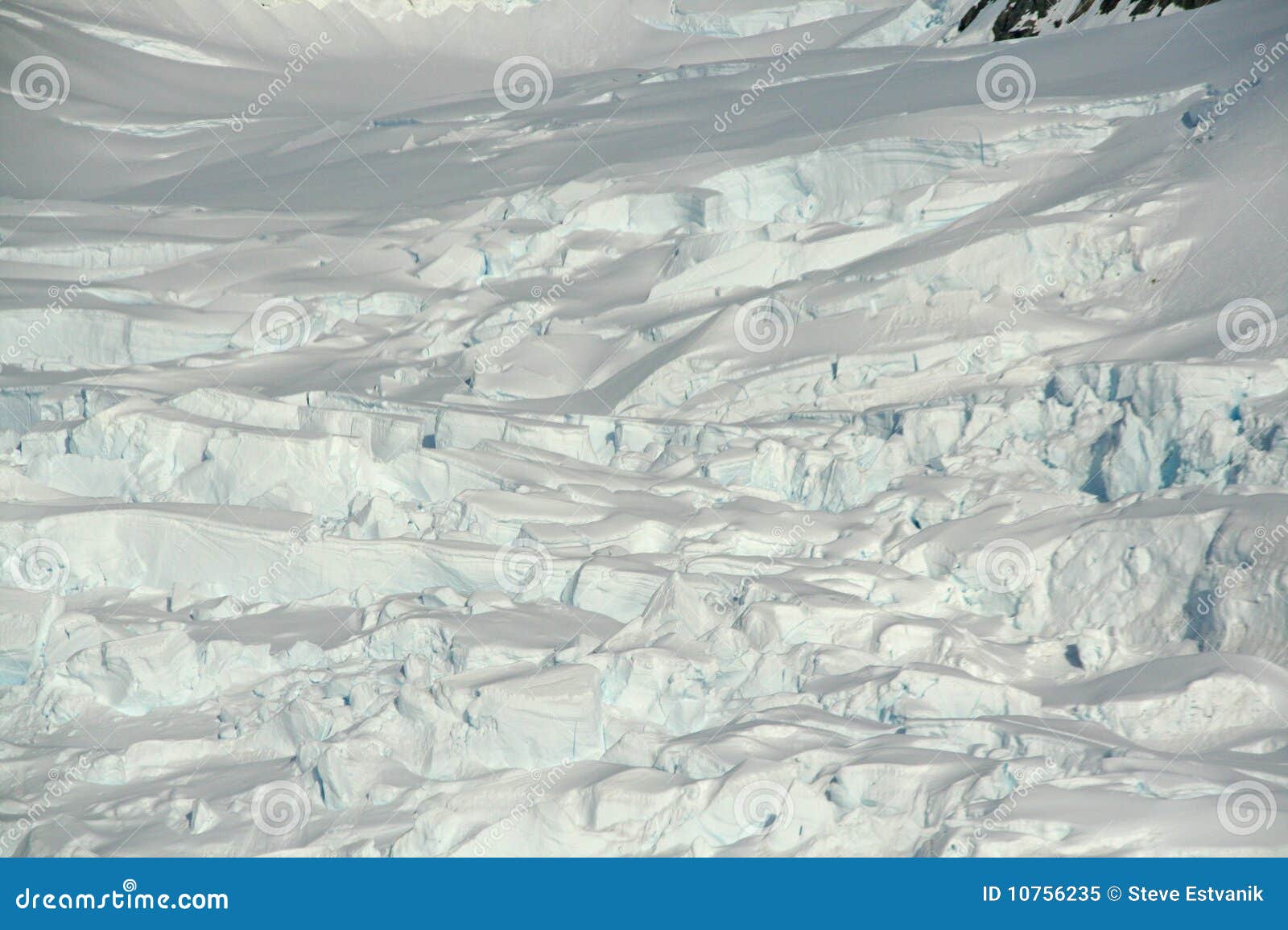 Sonderkommando. Gletscher Icefall, Stockbild - Bild von hängen ...