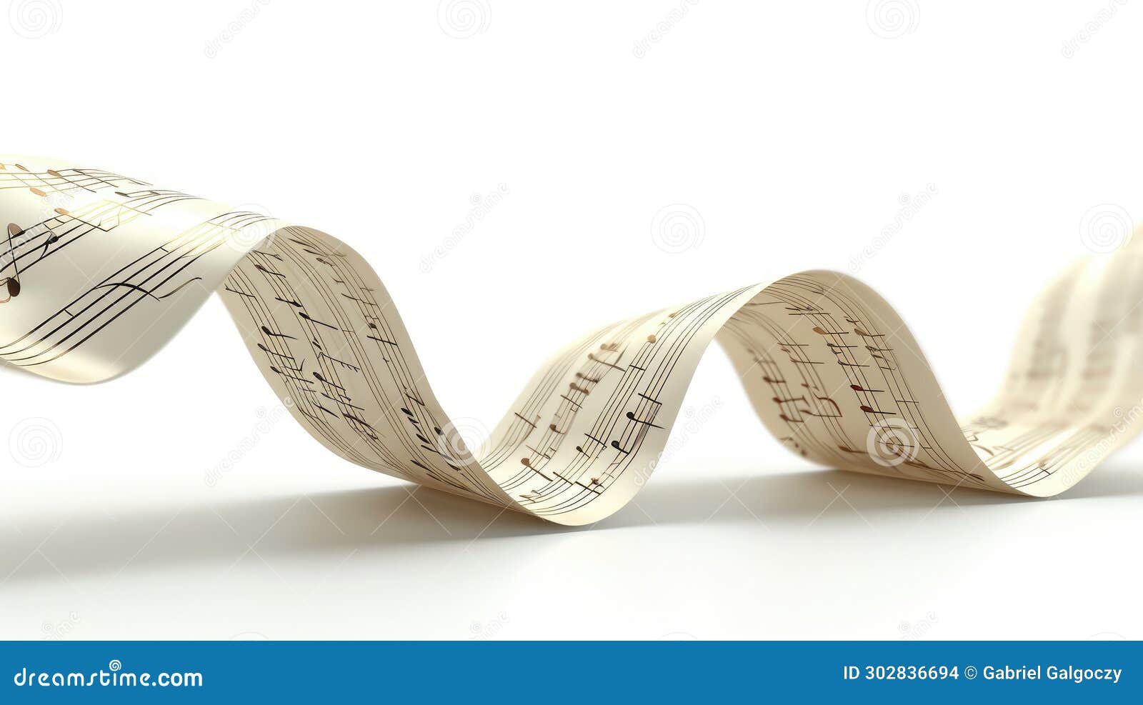 Song Line with Music Notes Background Isolated Stock Illustration ...
