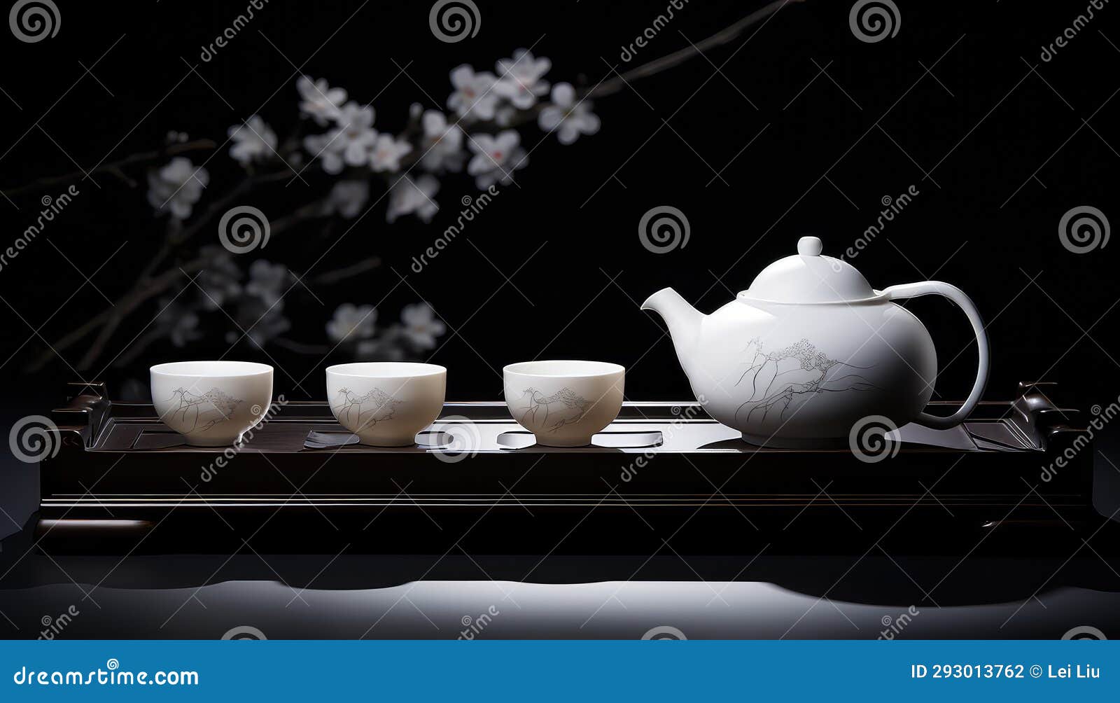 Exquisite Simple Tea Set stock photo. Image of style - 293013762