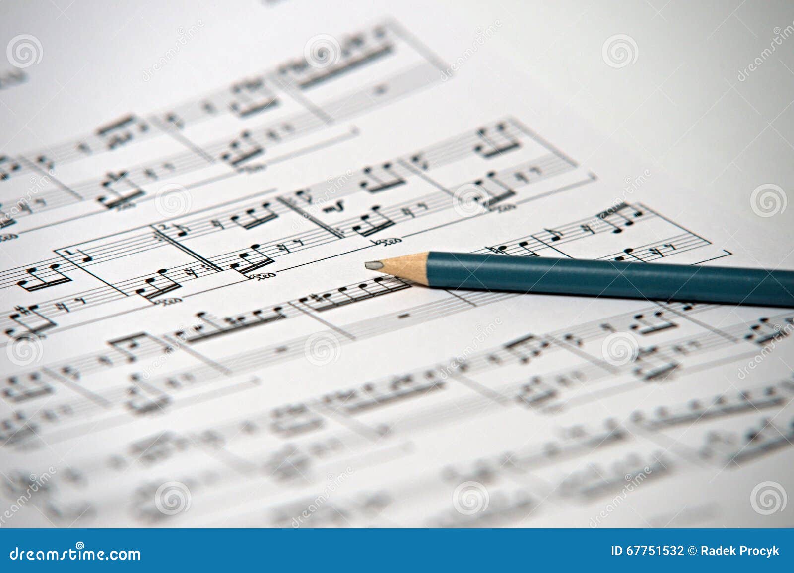 Song Writen by Beethoven - for Elis Stock Photo - Image of composition ...