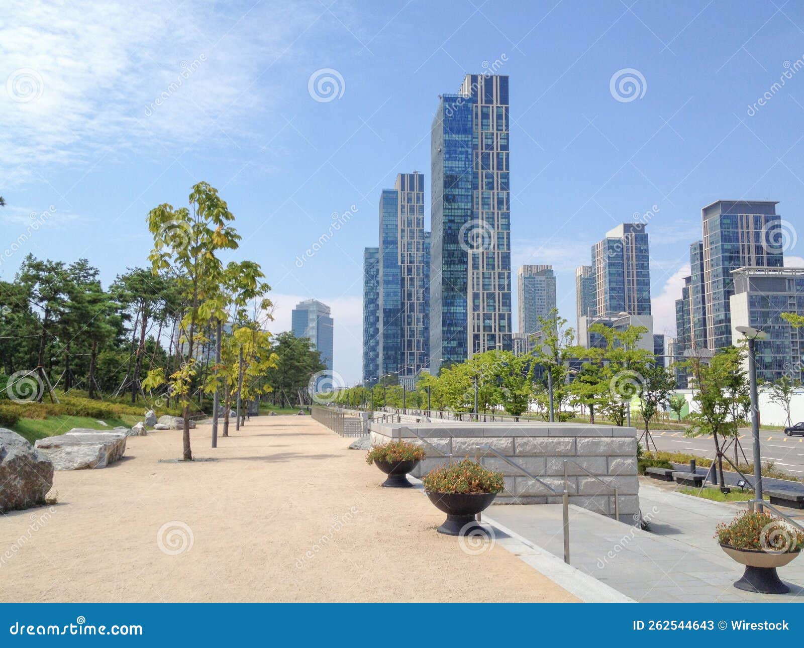 Songdo De Parque Central En Corea Del Sur Imagen de archivo - Imagen de ...