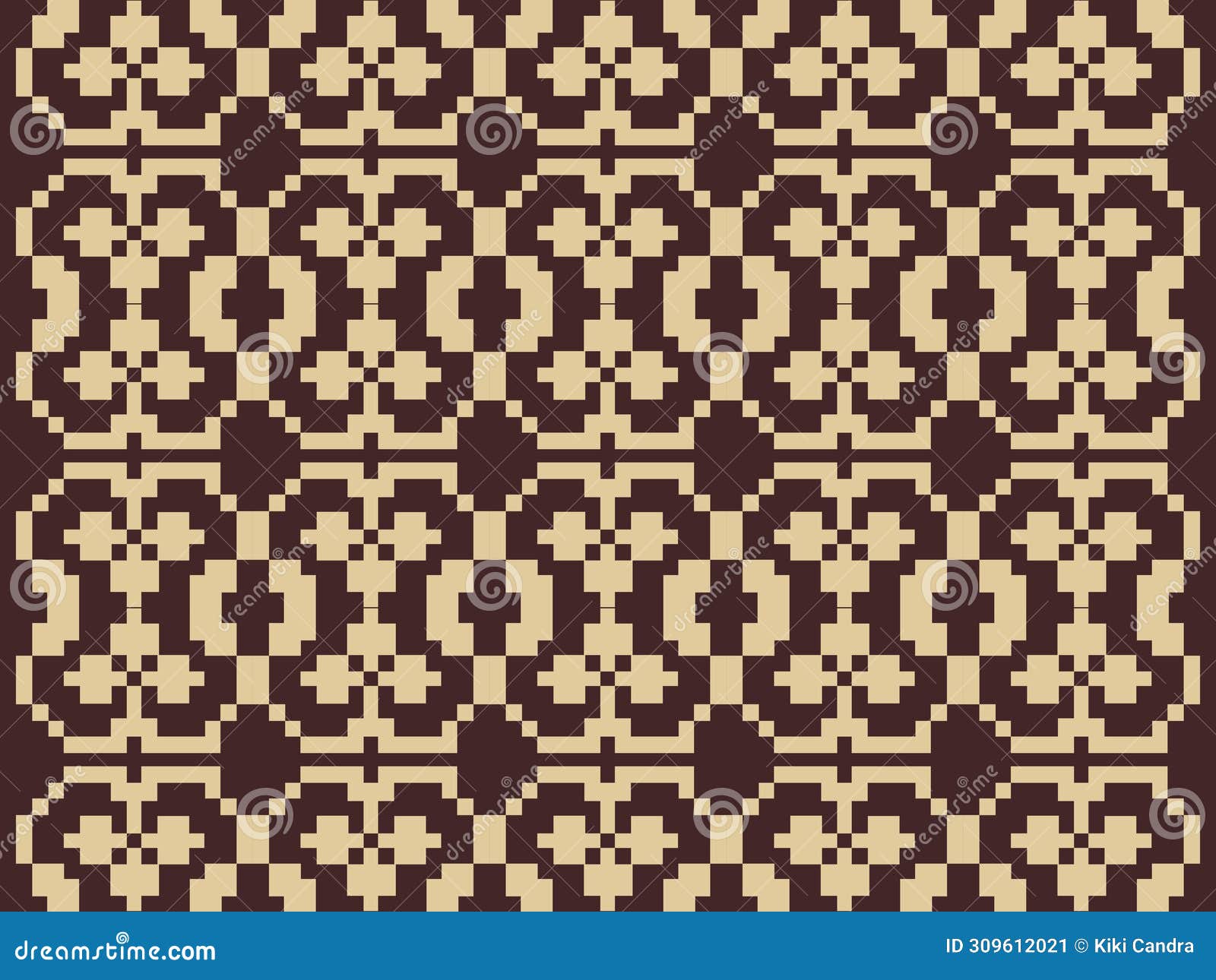Songket Pattern Background, Traditional Design Pattern Vectorn Stock ...