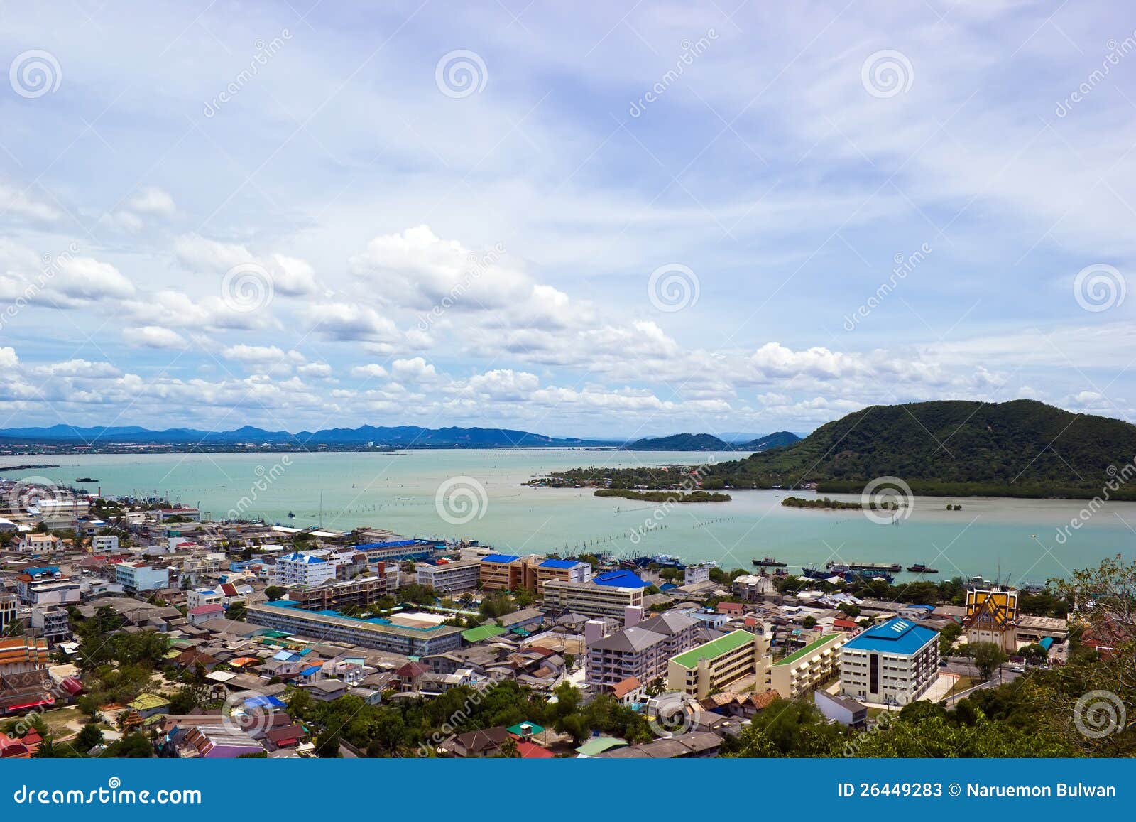 The Songkhla lake stock image. Image of downtown, thailand - 26449283