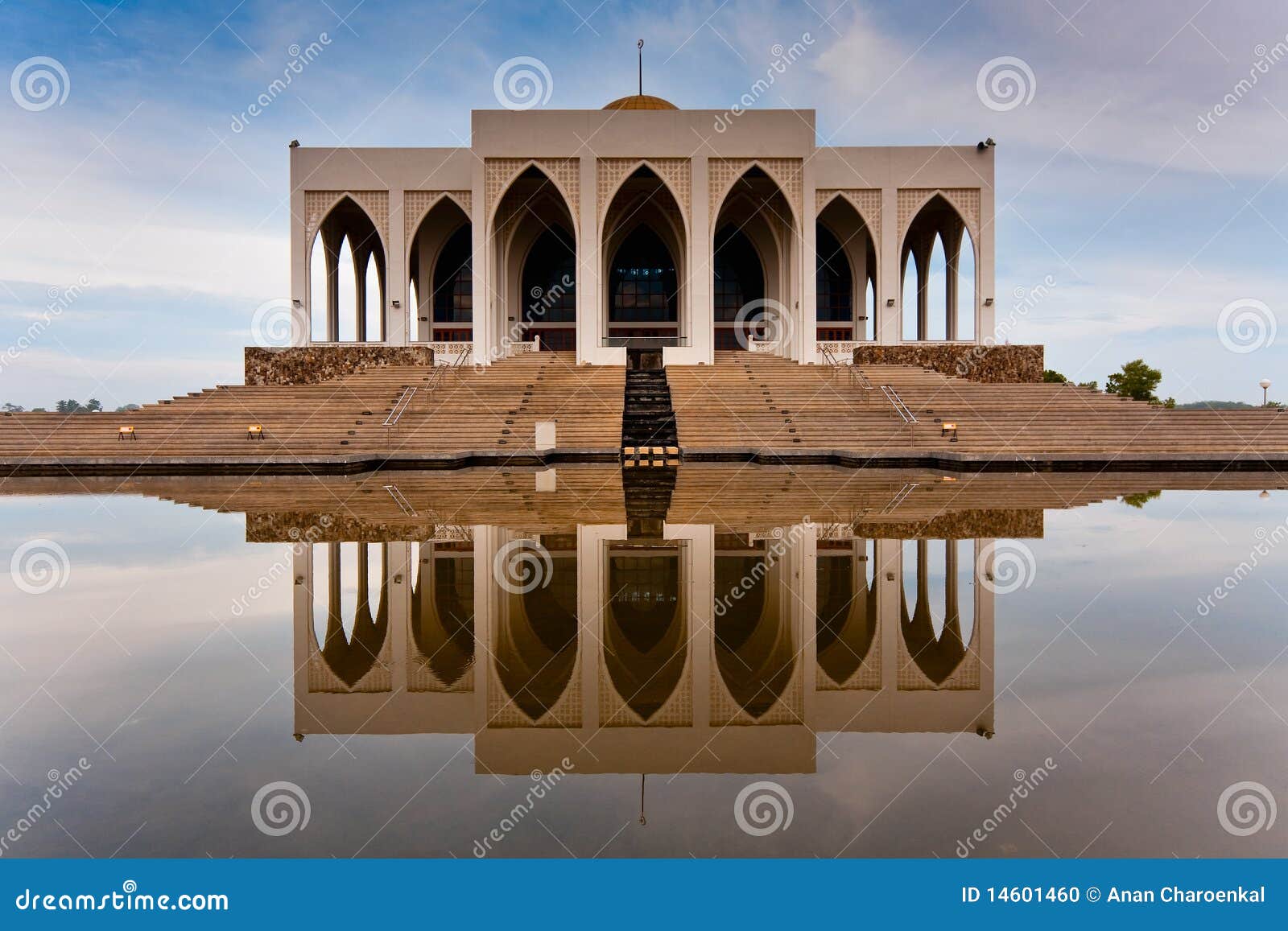 Songkhla Mosque stock photo. Image of blue, faith, islam - 14601460