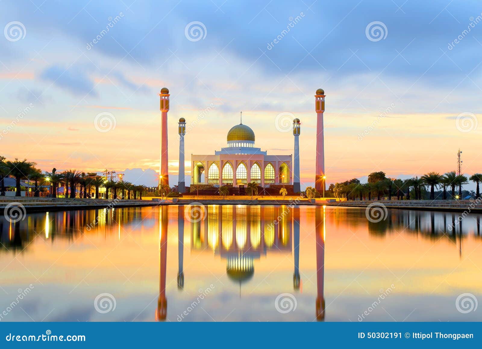 Songkhla Mosque stock image. Image of happy, fine, mosque - 50302191