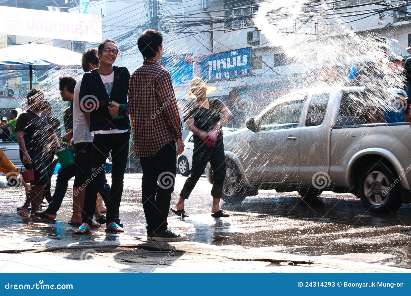 Songkran Festival editorial stock photo. Image of songkran - 24314293
