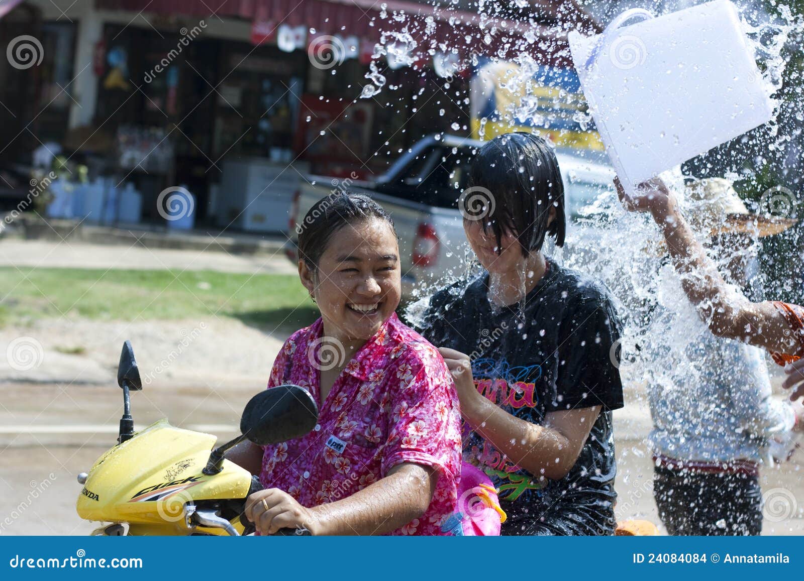 Songkran - New Year in Thailand Editorial Stock Image - Image of asian ...