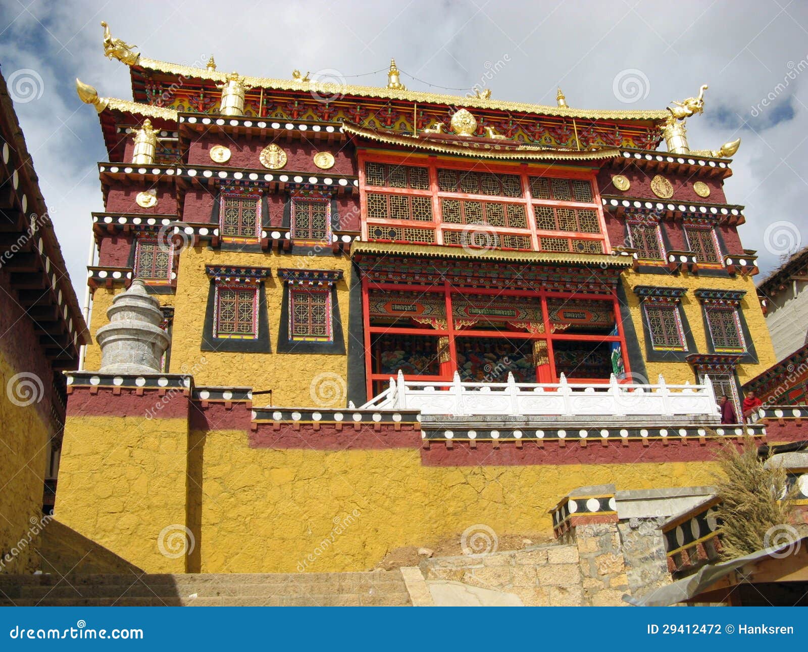 Songzanlin Lamasery stock photo. Image of tibet, shangrila - 29412472